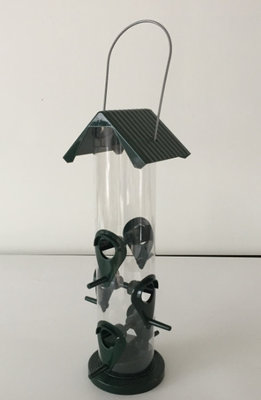550g Capacity Plastic Bird Feeders ABS And PC Tube With Customized Color