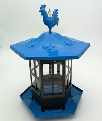 Big Rooster Wild Bird Feeders / Decorative Bird Houses 1 Kg Capacity