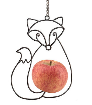 3mm Thickness Wild Bird Feeders Customized Color Adorable Sitting Fox Shape