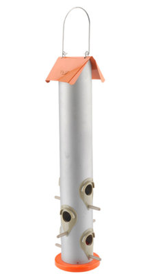 6 Perch Metal Bird Feeders 1kg Capacity 14 X 14 X 48cm Size Unique Design