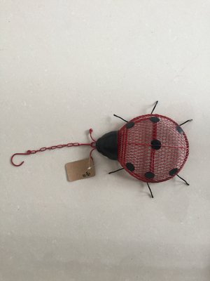 Squirrel  Peanut Bird Feeder,Ladybird Anti Squirrel Bird Feeder