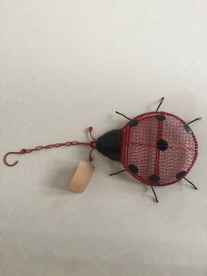 Squirrel  Peanut Bird Feeder,Ladybird Anti Squirrel Bird Feeder