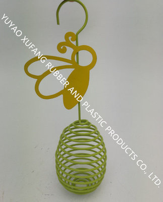 Decoration Colorful Wire Bird Feeder Powder Coated 2.95 X 2.95 X 11.4 Inches