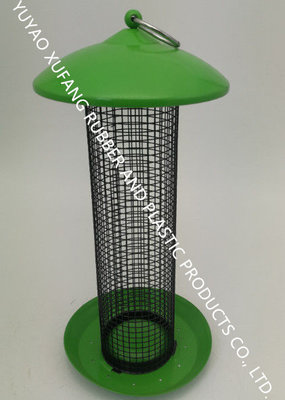 Seed and nut feeder， Metal Hanging Bird Feeders , Squirrel Proof Peanut Feeder Custom Color
