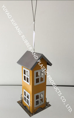 Seed feeder，Custom Color Decorative Bird Houses 12X12X26 Cm Size Powder Coated Finishing