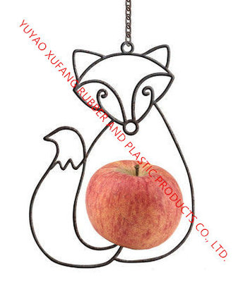 Fruit feeder，Wild Bird Feeders Customized Color Adorable Sitting Fox Shape