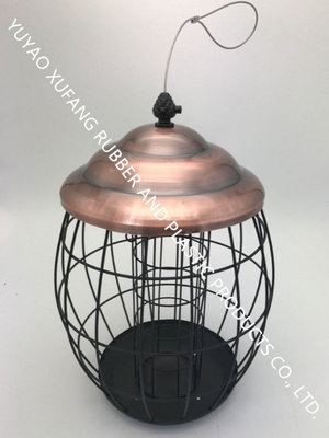 Copper Plated Roof Squirrel Resistant Bird Feeders Easy Open 44 X 44 X 38cm Size