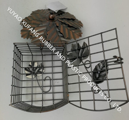 Copper Plated Finish Wild Bird Feeders , Metal Bird Feeders Squirrel Proof