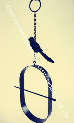 Fuit bird feeder，Black Powder Coated Wild Bird Feeders Fruit And Bird Food Feeder Metal Chain Hanging