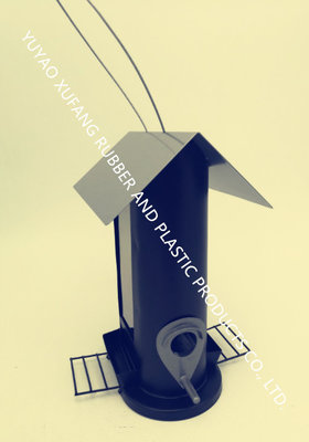 Wild bird feeder，Oval hanging easy monitor metal seed two feed perch bird feeder
