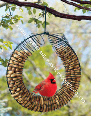 Shelled Peanut Squirrel Resistant Bird Feeders Blue Powder Coated