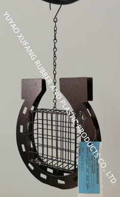 Bird feeder ，Metal Decorative Iron Chain Hanging Suet Feeder / Suet Bird Feeder For Garden
