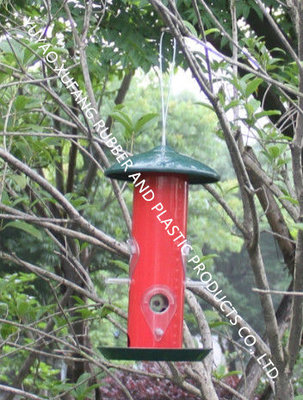 New design feeder，Metal Materials Suet Bird Feeder Cage Stainless Steel Hanging With Green Roof