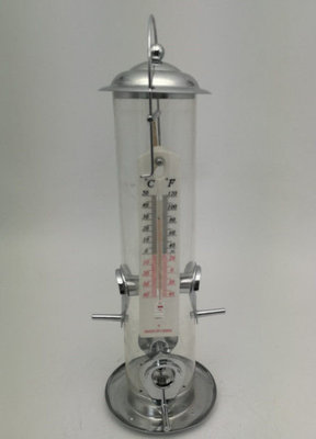 Metal feeders and bottom with PC clear tube plus thermometer