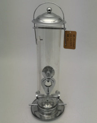 Metal feeders and bottom with PC clear tube plus thermometer