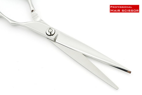 Fine Japanese Steel Hair Cutting Scissors Barbers , Slim Design