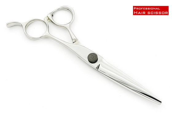 Silver Laser Etched Hair Cutting Scissors With Stainless Steel