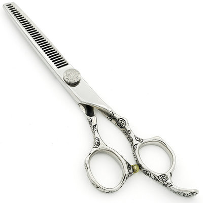 UFO - Like Flat Screw Hair Thinning Scissors With Two Piece Welded