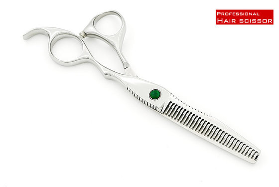 Professional Flat Adjustable Screw Sharp Hair Thinning Scissors Fixed Finger Rest