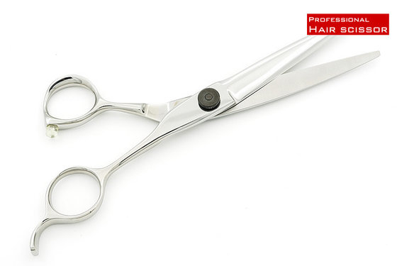 Silver Laser Etched Hair Cutting Scissors With Stainless Steel