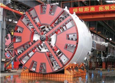 15KW TBM tunnel boring machine 250mm - 5000mm for Tunnel construction