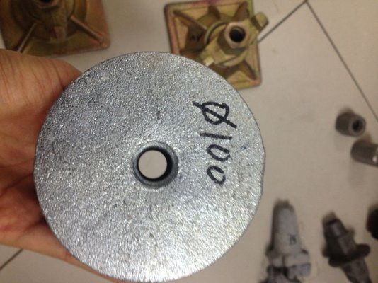 Customized Casting Iron Scaffolding Part Anchor Plate Or Tie Rod Nut  For Formwork Systerm