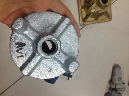 Customized Casting Iron Scaffolding Part Anchor Plate Or Tie Rod Nut  For Formwork Systerm