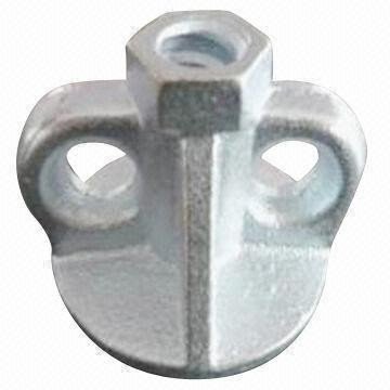 Custom iron casting anchor nut for construction scaffolding system
