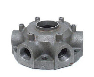 Custom Iron or Carbon Steel Castings Engine Block Head  Zinc Plating , Powder Coating