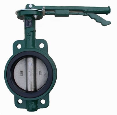 Custom Ductile Cast Iron Lug And Wafer Type Butterfly Valve DN40 - DN600