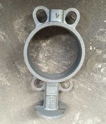Custom Ductile Cast Iron Lug And Wafer Type Butterfly Valve DN40 - DN600