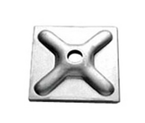 Steel pressing process square plate / washer plate , pressed metal products