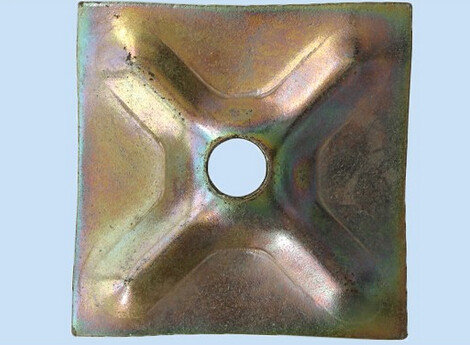 Steel pressing process square plate / washer plate , pressed metal products