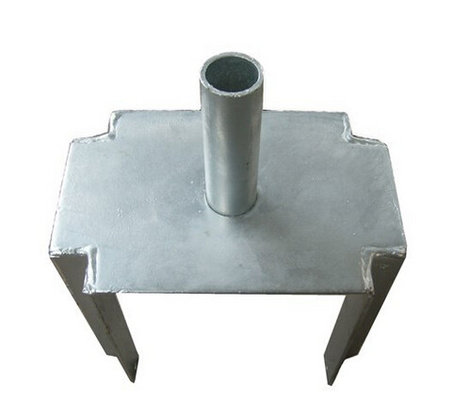 Q235 / Q345 steel pressings Fork 4 Way U head , Galvanized or painting