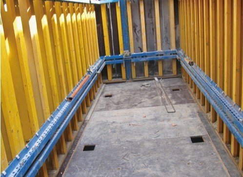 Custom Platform Formwork / Automatic Climbing Formwork For Equipment Shaft , Elevator Shaft