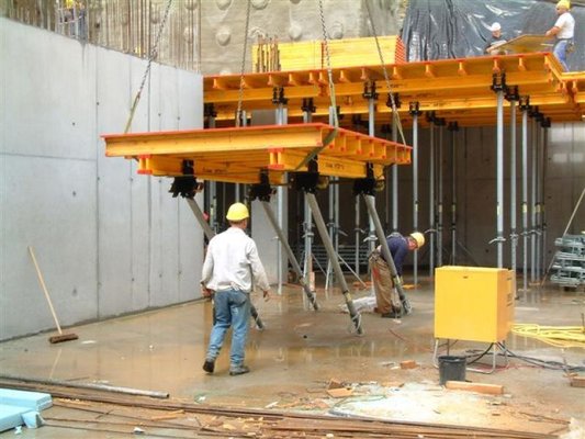 Waterproof suspended slab formwork system With Adjustable Prop Table Formwork
