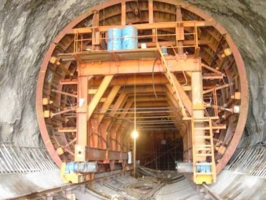 High Load Bearing automatic hydraulic Tunnel Formwork System For Windbreak Open Cut Tunnel