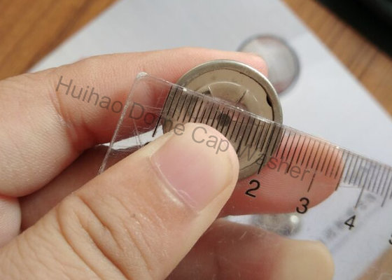 7/8" Stainless Steel Dome Capped Insulation Washers For 12GA or 14GA