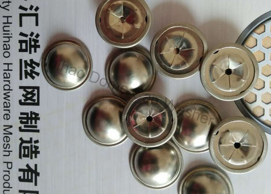 7/8" Stainless Steel Dome Capped Insulation Washers For 12GA or 14GA