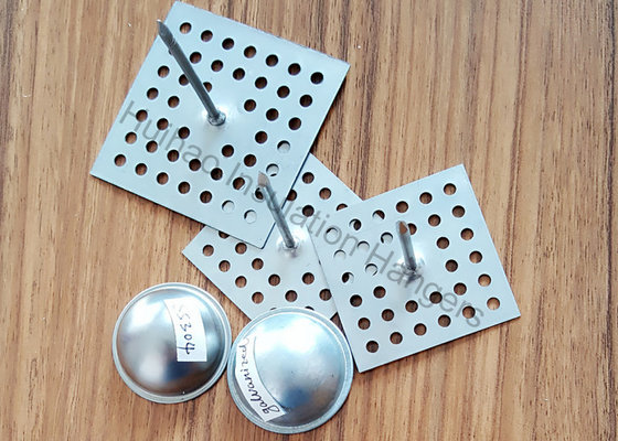 2" x 2" Perforated Base Metal Insulation Hangers Galvanized Steel Or Stainless Steel Or Aluminum