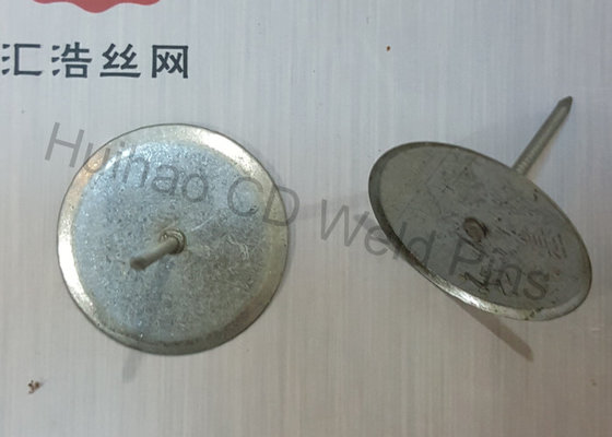 Galvanized Steel Cupped Head 38mm And Mini Cupped Head 30mm CD Weld Pins 12Gauge Diameter