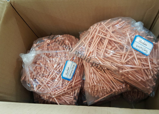 3mm Carbon Steel Capacitor Discharge ( CD ) Weld Pins With Copper Coating Or Zinc Coating