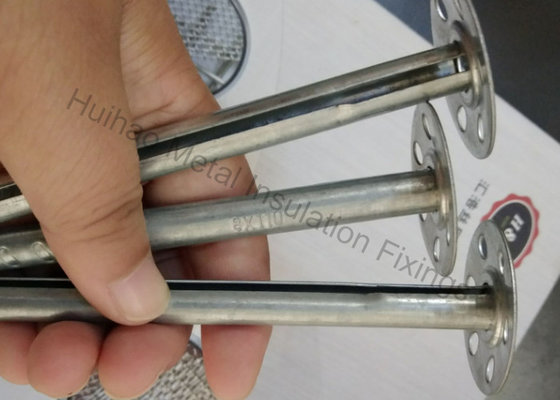 8mm x 110mm Galvanized Steel Metal Insulation Fixings With 35mm Washers