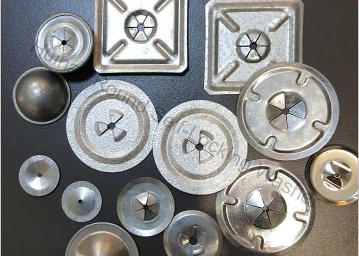 1-3/16" Round Self-locking Insulation Washers With Galvanized Steel Or Stainless Steel Material