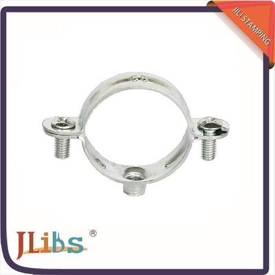 M6 Single Ring Metal Pipe Clips Tube Strap Clamp ISO9001 Certification