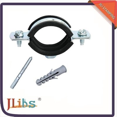 Rubber Lined Galvanized Pipe Clamps