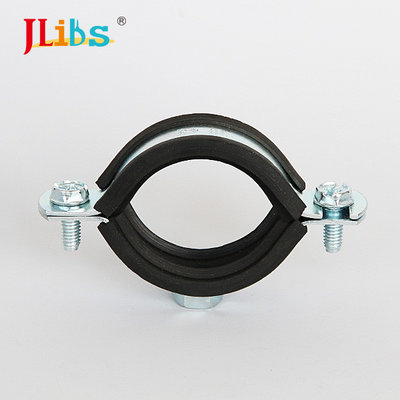 Wall Mount Cast Iron Pipe Clamps One Side Open One Side Closed 4 Point Welding
