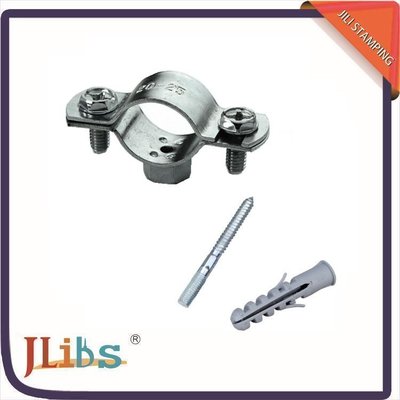 Durable Double Bolt Large Diameter Pipe Clamps Anti Corrosion Environment Friendly