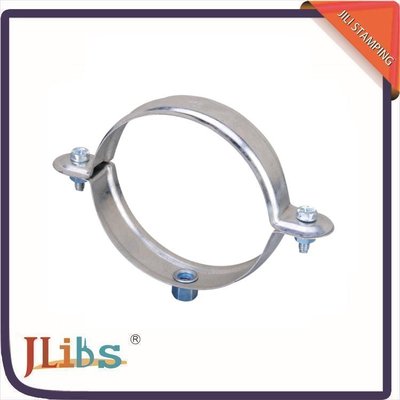 Customized Lighter Metal Clamps For Pipe , Large Diameter Pipe Clamps Bracket