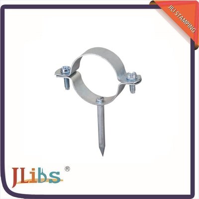 Repair Square Nail Clamp Metal Pipe Clips High Performance ISO9001 Certification